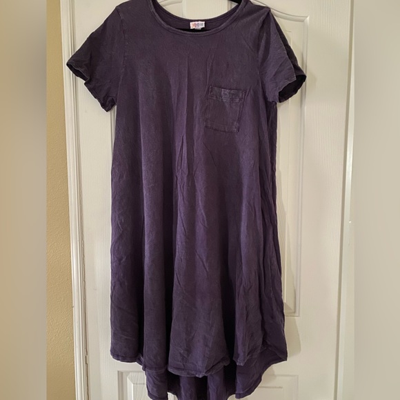 LuLaRoe | Dresses | Llr Purple Mineral Wash Carly | Poshmark